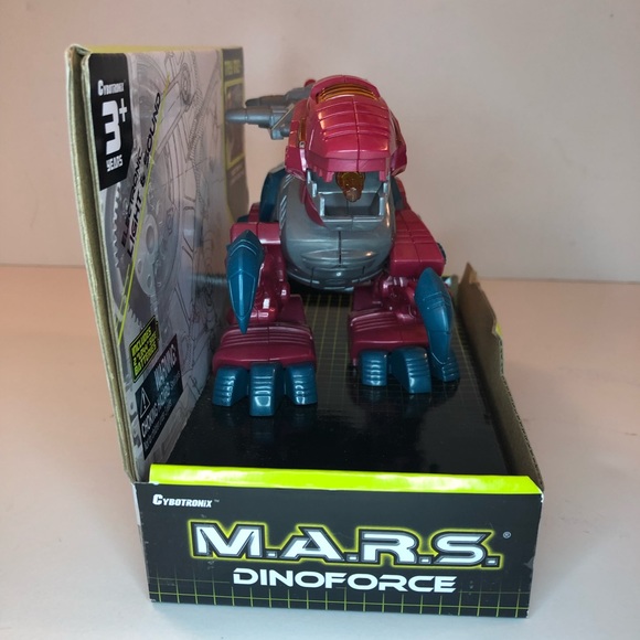 M.A.R.S | Toys | Cybotronix Mars Dinoforce 6 Red Dinosaur With ...
